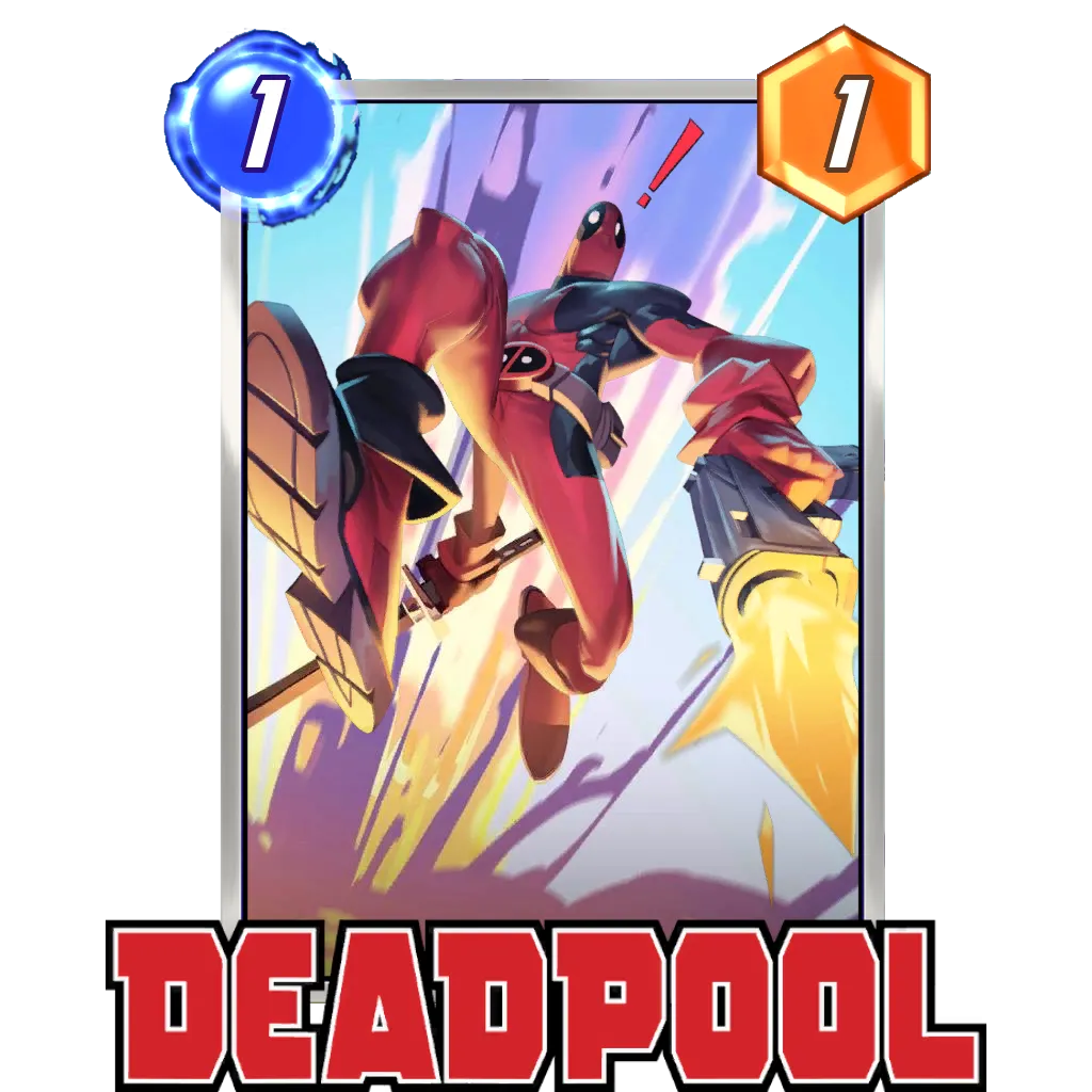 Deadpool Kopfpool Deadpool Headpool Marvel Snap Card Variant Marvel